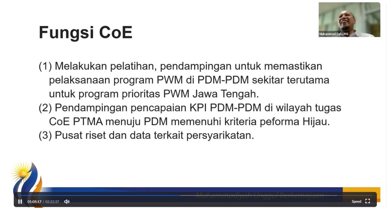 Enam Perguruan Tinggi Muhammadiyah Jateng Bentuk Center of Excellent ...